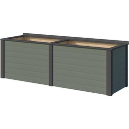 Weka Hochbeet &raquo;optionale Erweiterung f&uuml;r Gartenhaus Killarney&laquo; verschiedene Farben und Gr&ouml;&szlig;en Massivholz B/H/T: 76cm x 80cm x 233cm