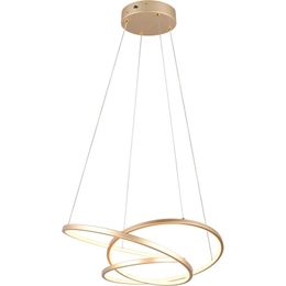 Trio Leuchten LED Pendelleuchte &raquo;DARVIN, LED H&auml;ngelampe 34W 4500 Lumen, dimmbar, Lichtfarbe einstellbar&laquo; LED-Board 1 Stk. warmwei&szlig; - kaltwei&szlig; CCT 2300