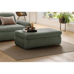 Home Affaire Polsterhocker &raquo;Avesa&laquo; Mit gro&szlig;em Staufach, passend zur Serie "Avesa", B/T/H: 136/64/43 cm gr&uuml;n 95% Polyester, 5% Polyacryl B/H/T: 136cm x