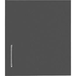 KOCHSTATION H&auml;ngeschrank &raquo;KS-Colmar&laquo; 50 cm, mit Metallgriff grau Holzwerkstoff wotaneiche, B/H/T: 50cm x 57cm x 34cm, T&uuml;ren: 1 Stk.