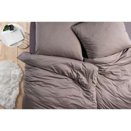 Estella Bettw&auml;sche &raquo;Takoma&laquo; 2 Stk. Gefertigt aus hochwertigem Mako-Interlock-Jersey aus 100% Baumwolle. grau Mako-Interlock-Jersey, Obermaterial: 100% 