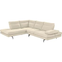 Calia italia Ecksofa &raquo;Toby Wing, B/T: 288/232 cm, Designsofa mit sensationellem Sitzkomfort&laquo; L-Form, Sitztiefenverstellung, funktionale Ecke, F&uuml;&szlig;e in 