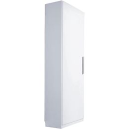 Priess Kleiderschrank &raquo;Saragossa&laquo; mit 5 Einlegeb&ouml;den wei&szlig; B/H/T: 48cm x 193cm x 36cm, T&uuml;ren: 1 Stk. T&uuml;ranschlag links