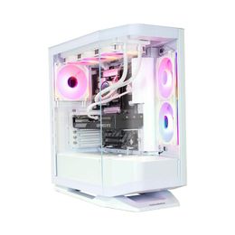 Cougar Gaming-PC &raquo;FV270 WT 7703 Intel Core Ultra 5 245KF RTX 5060Ti 32GB DDR5 1TB SSD&laquo; Windows 11, DDR5 RAM wei&szlig; WLAN AX (Wi-Fi 6E), Bluetooth 5.3; 1 x USB-C