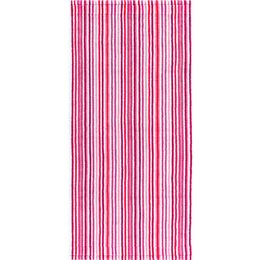 Egeria Handt&uuml;cher &raquo;Combi Stripes&laquo; mit feinen Streifen, 100% Baumwolle rosa Walkfrottee, Obermaterial: 100% Baumwolle B/L: 50cmx100cm, 2 Stk., Walkfrottee