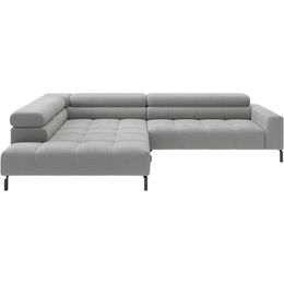 Home Affaire Ecksofa &raquo;Claya, 311 cm breit, L-Form, inkl. Kopfteilverstellung&laquo; wahlweise elektrischer Sitzvorzug grau 95% Polyester, 5% Nylon B/H/T: 