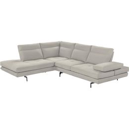 Calia italia Ecksofa &raquo;Toby Wing, B/T: 288/232 cm, Designsofa mit sensationellem Sitzkomfort&laquo; L-Form, Sitztiefenverstellung, funktionale Ecke, F&uuml;&szlig;e in 