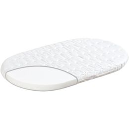 Tr&auml;umeland Babymatratze &raquo;Kleine Matratze Wash&laquo; 5 cm hoch 1 Stk. tlg. oval wei&szlig; Bezug: 100% Baumwolle 1 (0 kg - 65 kg), 5cm, Polyester Bezug, Material oben: 