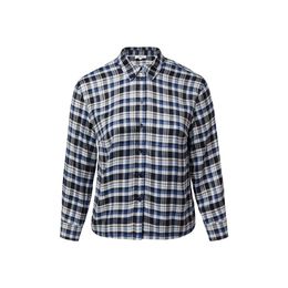 S.oliver Curve Bluse Damen Gr&ouml;&szlig;e L marine / kobaltblau / graumeliert / wei&szlig;