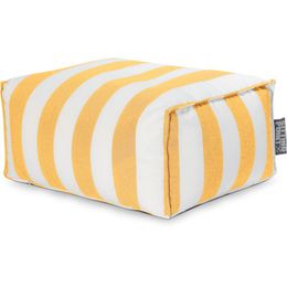 MAGMA Sitzsack &raquo;SANTORIN Roll&laquo; 1 Stk. tlg. gelb Bezug: 100% Polypropylen B/H/T: 55cm x 35cm