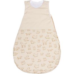 fillikid Babyschlafsack &raquo;wattiert, rund, TOG 2,5&laquo; f&uuml;r das ganze Jahr und Raumtemperaturen von 15-21&deg;C 60, Rei&szlig;verschlussmitte Babyschlafsack
