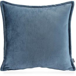 HOCK Dekokissen &raquo;Bonanza&laquo; leicht schimmernd, inkl. F&uuml;llung, Bezug mit Rei&szlig;verschluss abnehmbar blau Obermaterial: 100% Polyester. F&uuml;llung: 100% Polyester B