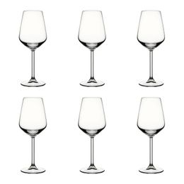 ich-zapfe Weingl&auml;ser Set (6 St&uuml;ck, 350ml) - Serie Allegra - Klassisch & Elegant