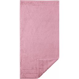 Egeria Badetuch &raquo;Prestige&laquo; Uni Programm mit Streifenbord&uuml;re, SUPIMA Baumwolle lila Walkfrottee, Obermaterial: 100% Baumwolle B/L: 75cmx160cm, 1 Stk., 
