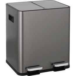 OTTO home M&uuml;lleimer &raquo;Garrin, Soft Close, m. 2 F&auml;chern, Fassungsverm&ouml;gen 2x15 L bzw. 2x30 L&laquo; 2 Beh&auml;lter M&uuml;lltrennsystem mit 2 separaten Innenbeh&auml;ltern 