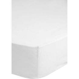 HIP Spannbettlaken &raquo; in Gr. 90x200, 140x200 oder 180x200 cm&laquo; 100% Baumwolle, Mako-Satin, Rundumgummi, bis 25 cm H&ouml;he wei&szlig; Satin, Obermaterial: 100% 