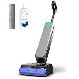 TINECO Nass-Trocken-Sauger &raquo;FLOOR ONE S9 Scientist Complete, mit Wasserstrahl und Gummiabzieher&laquo; bis zu 80min Akkulaufzeit, 85&deg; Grad Trocknung, Selbstantrieb