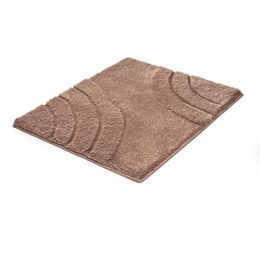 Kleine Wolke Badematte &raquo;&raquo;Saturn&laquo;, Badvorleger, Badezimmer Teppich&laquo; H&ouml;he 25 mm rutschhemmend beschichtet fu&szlig;bodenheizungsgeeignet Badteppich, Uni Farben, modernes 