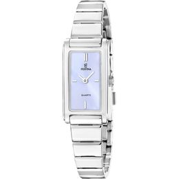 Festina Damen Quarzuhr &raquo;Mademoiselle&laquo; Armbanduhr, Damenuhr, Edelstahlarmband, analog silber Einheitsgr&ouml;&szlig;e