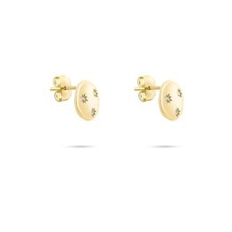 Tamaris Damen Paar Ohrstecker &raquo;Schmuck Geschenk Ohrstecker mit funkelnden Steinchen Little Twinkle&laquo; mit Zirkonia (synth.) 10,5mm, Edelstahl