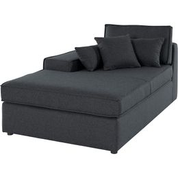 OTTO home Ottomane &raquo;Florid&laquo; einzeln stellbar oder als Teil eines Modulsofas, auch in Cord grau Baumwollmix (60% Baumwolle/40% Leinen);Struktur fein (