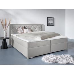 Home Affaire Boxbett &raquo;ALFIE, Polsterbett wahlweise mit Bettkasten, Samtvelours-Bezug&laquo; mit Bonnell-oder Taschenfederkernmatratze H2,H3, H4, 120/140/