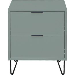 M&auml;usbacher Kommode &raquo;Bonnie&laquo; Kommode mit Drahtgestell gr&uuml;n Holzwerkstoff B/H/T: 51cm x 60cm x 45cm, 2 Stk.