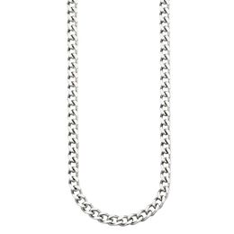 Bruno Banani Herren Edelstahlkette &raquo;Schmuck Geschenk Halskette Panzerkette Silber&laquo; silber 55, Edelstahl, L: 55 B: 6mm
