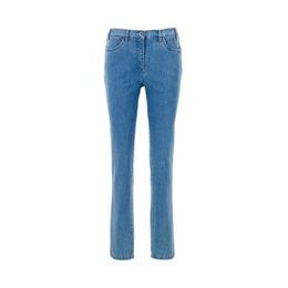 GOLDNER Jeans 'Carla' Damen Gr&ouml;&szlig;e 43/44 blue denim / pastellblau / hellblau / transparent