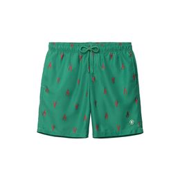 The Sunshine Brand Badeshorts 'Mike' Herren Gr&ouml;&szlig;e XL gr&uuml;n / rot