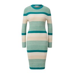 s.Oliver Kleid Damen Gr&ouml;&szlig;e 38 hellbeige / petrol / mint / wei&szlig; Sommerkleid