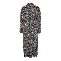 V&eacute;ro Moda Vero Moda Blusenkleid 'Vilja' Damen Gr&ouml;&szlig;e 36 beige / navy Sommerkleid