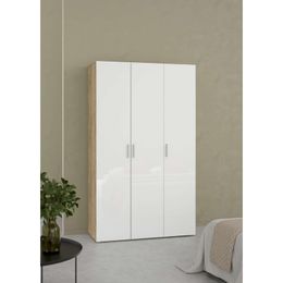 Home Affaire Kleiderschrank &raquo;Pepe Dreht&uuml;renschrank, Stauraum&laquo; Breite 79 oder 118 cn, H&ouml;he 200,9 cm braun Holzwerkstoff B/H/T: 118,1cm x 200,9cm x 