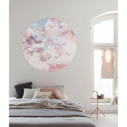 Komar Fototapete &raquo;Dot - selbstklebende Vlies Fototapete - Candy Sky - Gr&ouml;&szlig;e 125 x 125 cm&laquo; Motiv bedruckt glatt bunt Vlies B/L: 125m, Rollen: 1