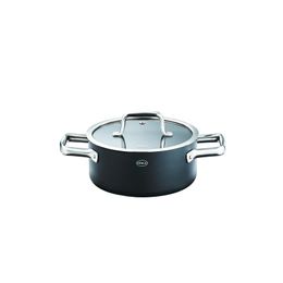 R&ouml;sle R&Ouml;SLE Bratentopf &raquo;Kochtopf EBONIC &Oslash; 20 cm ProNero&laquo; 1 tlg. Aluminium Edelstahl schwarz 4 l + &Oslash; 20cm + H&ouml;he 13,8cm