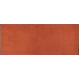 wash+dry by Kleen-Tex L&auml;ufer rechteckig 9 mm H&ouml;he orange Gummi B : 75cm 1 Stk., 9mm, L: 190cm