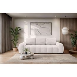 OTTO home 3-Sitzer &raquo;AZITA optionale Schlafsofa mit Bettkasten, Breite 253cm&laquo; Sofa mit Wellenunterfederung, Bubble-Optik, Verl&auml;ssliche Qualit&auml;t 100% 