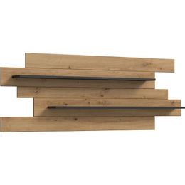 Home Affaire Wandboard &raquo;REHAT, Breite 180 cm, inkl. 2 Ablageb&ouml;den&laquo; 1 Stk. tlg. Wandregal, Wandpaneel, Regal, Paneel, Ablageboard Holzwerkstoff B/H/T: 