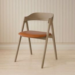 Stuhl &raquo;Mette by Hammel&laquo; () 1 Stk.Massivholz, gepolsterte Sitzfl&auml;che, versch. Farbvarianten Leder, Massivholz B/H/T: 52cm x 75cm x 54cm, 1 Stk., 