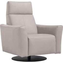 Egoitaliano Sessel &raquo;Blues Designsessel, Loungesessel, Breite 84cm, bequem und elegant&laquo; drehbar, inkl. manuelle Relaxfunktion durch Push-Back-Mechanismus grau 