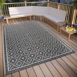 Hanse Home Teppich &raquo;Lahal&laquo; rechteckig 6 mm H&ouml;he strapazierf&auml;hig, pflegeleicht, robust, In- und Outdoor, wetterfest grau Polypropylen (PP) B : 190cm 1 
