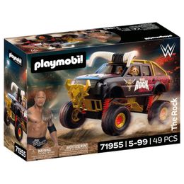 Playmobil Konstruktions-Spielset &raquo;WWE The Rock Monster Truck (71955), WWE&laquo; Made in Europe Einheitsgr&ouml;&szlig;e Konstruktions-Spielset