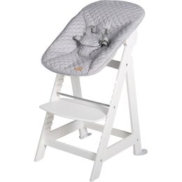 Roba Hochstuhl &raquo;Treppenhochstuhl 2-in-1 Set Style, Born Up&laquo; () mit Neugeborenen-Aufsatz wei&szlig; B/H/T: 45cm x 80cm x 54cm