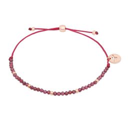 Tamaris Damen Armband &raquo;Schmuck Geschenk Edelstahl Armkette&laquo; mit Sodalith oder Granat 21cm, Edelstahl Nylon
