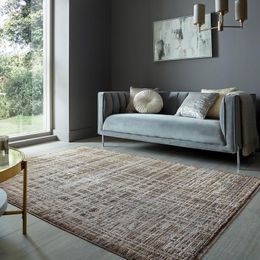 FLAIR RUGS Teppich &raquo;Lattice Abstract&laquo; rechteckig 7 mm H&ouml;he aus recyceltem Material beige Kunstfaser B : 200cm 1 Stk., 7mm, L: 300cm