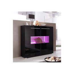 Highboard &raquo;Aqua&laquo; Breite 120 cm schwarz Einheitsgr&ouml;&szlig;e