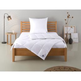 OTTO home Daunenbettdecke + Kopfkissen &raquo;Lodiken, Bettdecke 135x200 cm, 155x220 cm, Decke Made in Germany&laquo; Set mit Kissen 40x80 cm, 80x80 cm, Fr&uuml;hling,