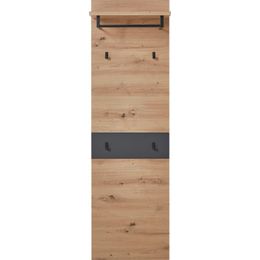 Innostyle Garderobenpaneel &raquo;Memphis&laquo; 1 Stk. tlg. braun ABS-Kunststoff, Dekorfolie, Holzwerkstoff B/H/T: 50cm x 170cm x 30cm