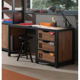 Vipack Kinderschreibtisch &raquo;Alex&laquo; Made in Europe, Jugendschreibtisch, Schreibtisch im industrial Design beige B/H/T: 130cm x 75cm x 60cm