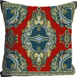 queence Dekokissen &raquo;&raquo;Ornament&laquo;,&laquo; Kissenh&uuml;lle ohne F&uuml;llung, 1 St&uuml;ck bunt Polyester B/L: 40cm x 40cm, 1 Stk.